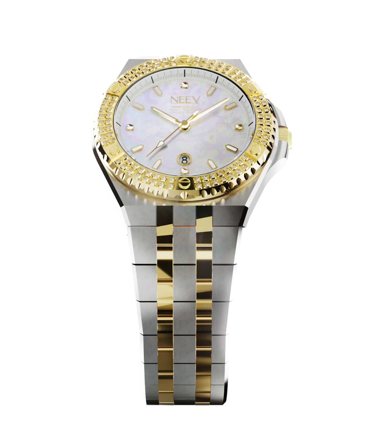 FEATHER women's watch | Date34 | NEEV WATCHES